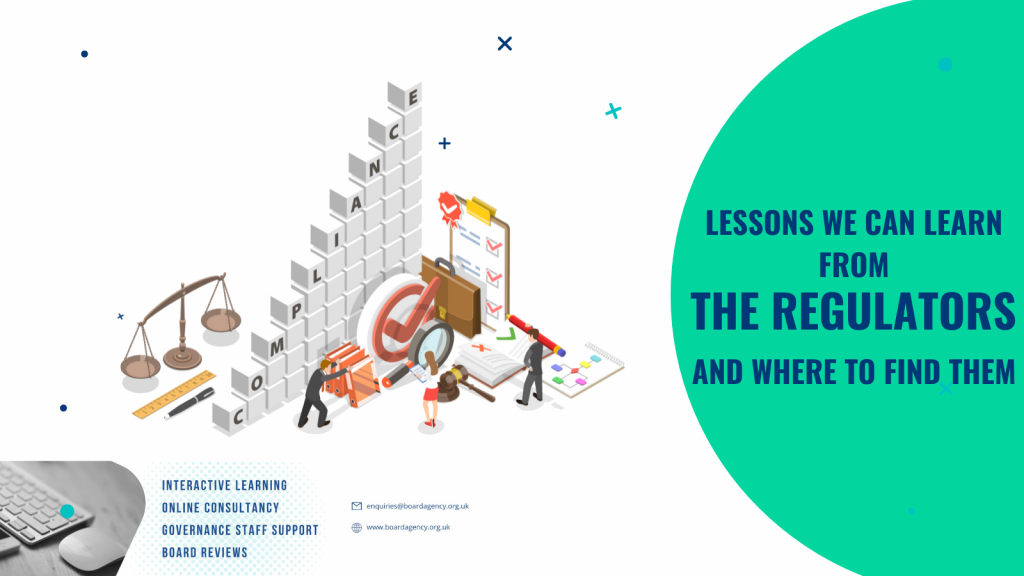 Learning from the regulator – Board Development Agency